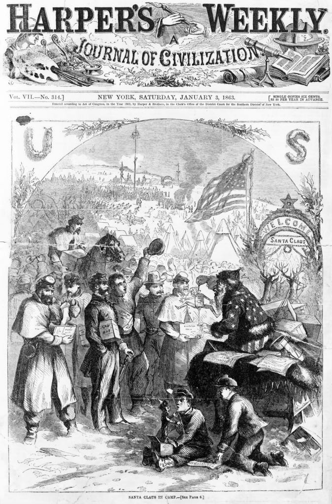 Santa Claus, the Political Cartoon, & Thomas Nast