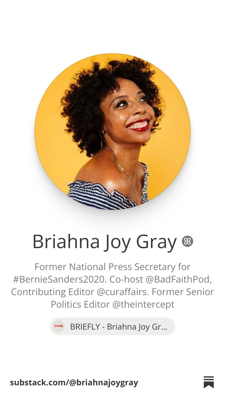 Briahna Joy Gray | Substack