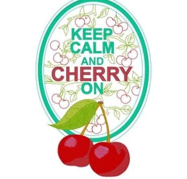 Keep Calm Lame Cherry Is Writing - by Lame Cherry