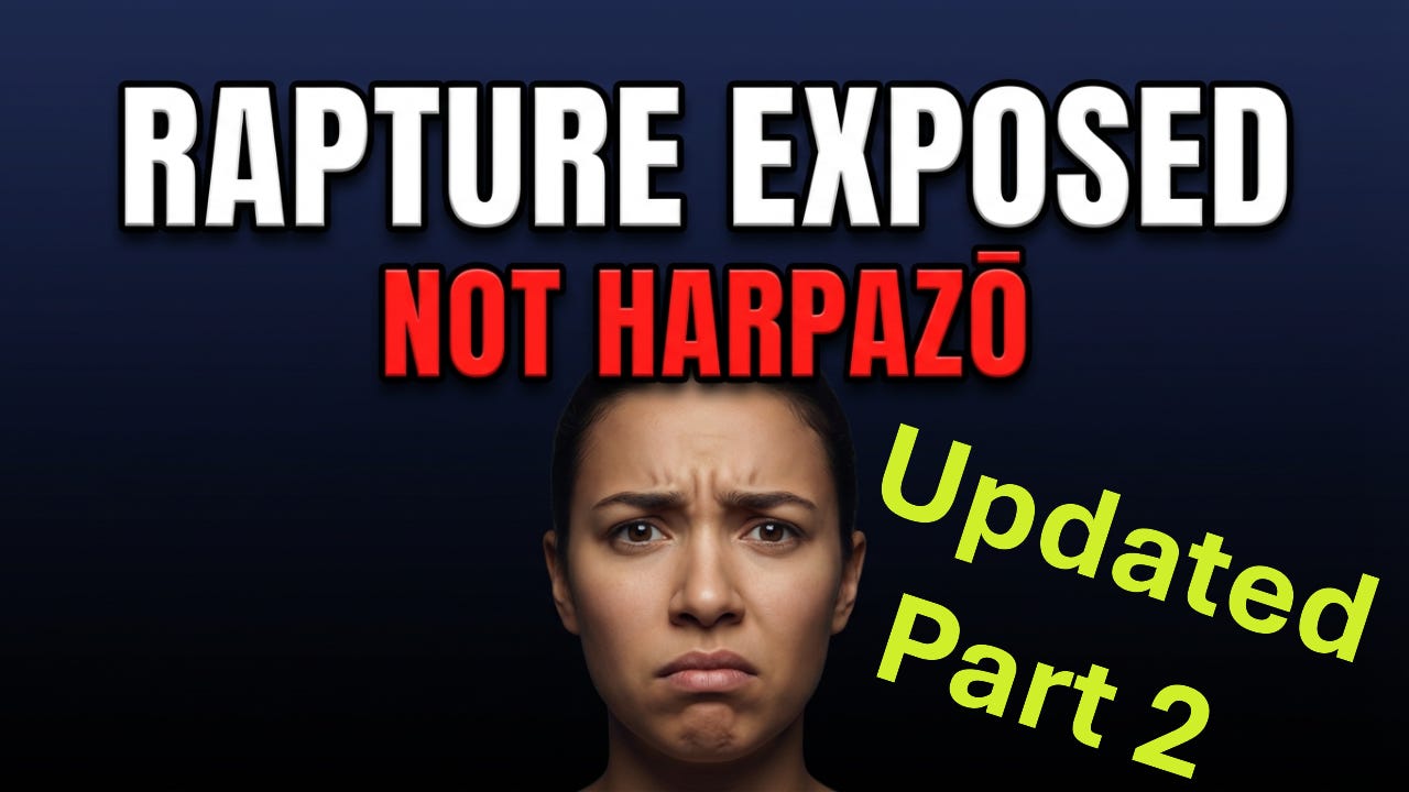 The Word “Rapture” Was Never Meant to Translate Harpazō — Here’s the ...