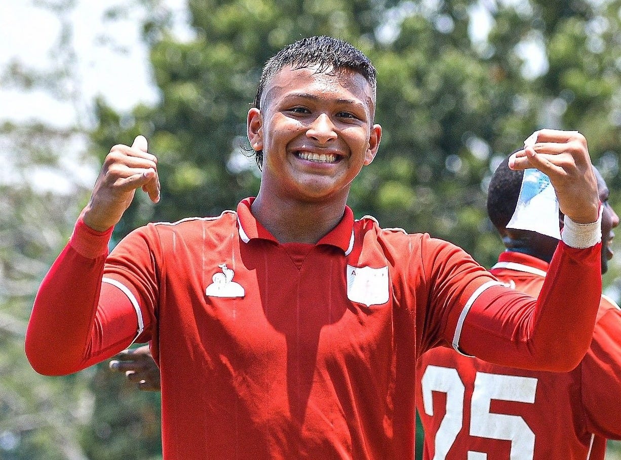 Dominic Hernández, the 17-year-old América de Cali striker followed by ...
