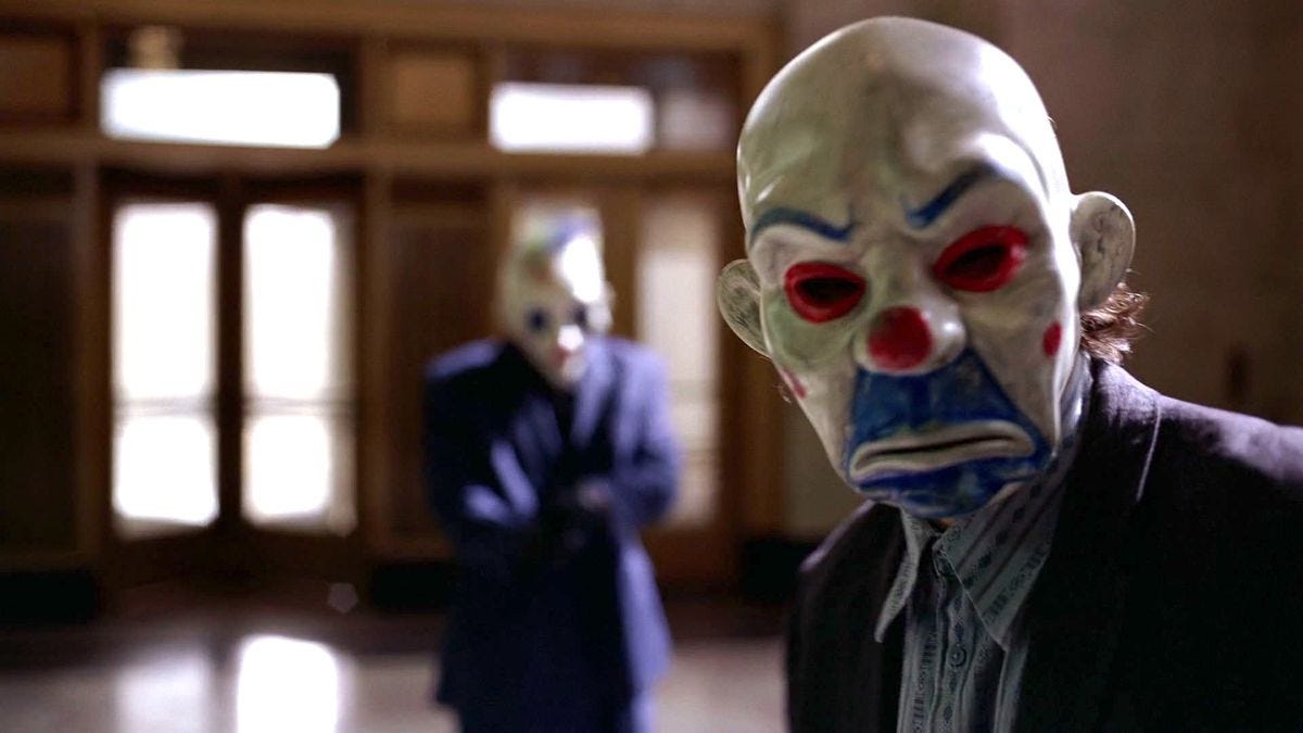 Top 5 Best Masks in Bank Robbery Movies