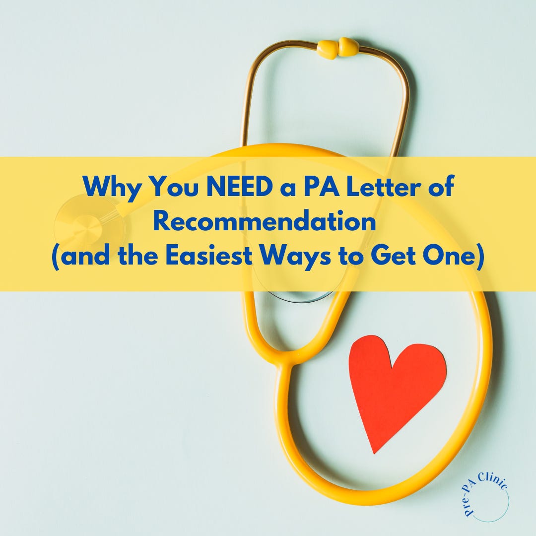 Why You NEED a PA Letter of Recommendation (and the Easiest Ways to Get ...