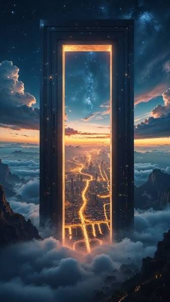 THE THRESHOLD BETWEEN WORLDS - by Thomas Steward