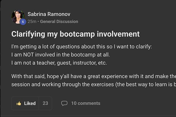 Sabrina Ramonov 🍄 | Substack