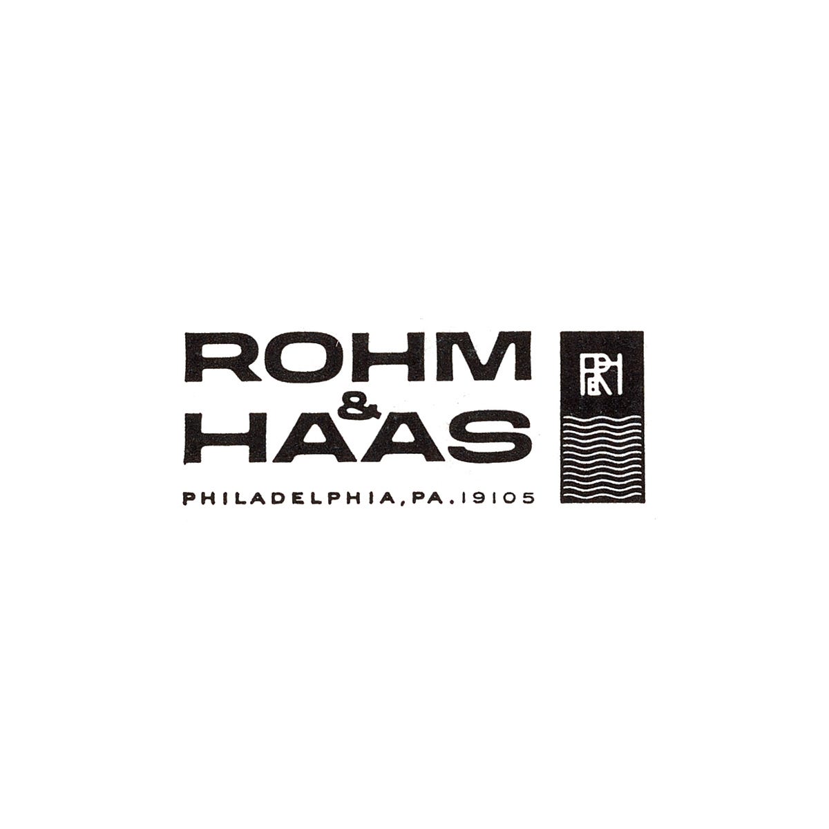 Rohm and Haas by Lester Beall, 1965 – Logo Histories
