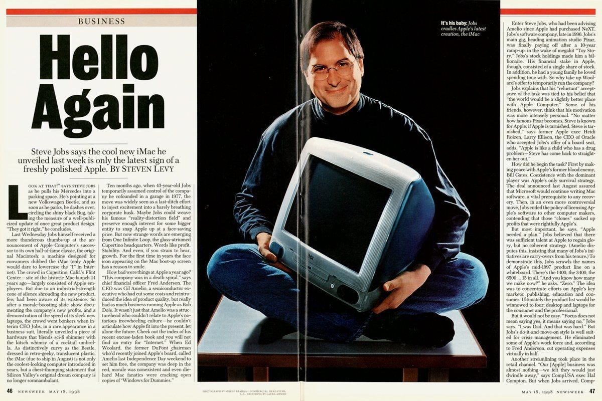Steve Jobs Built Apple. Then Apple Fired Him.
