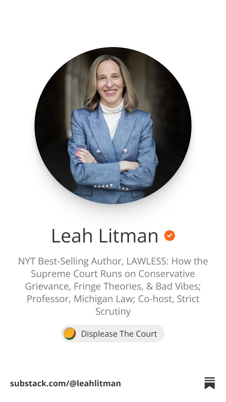 Leah Litman | Substack