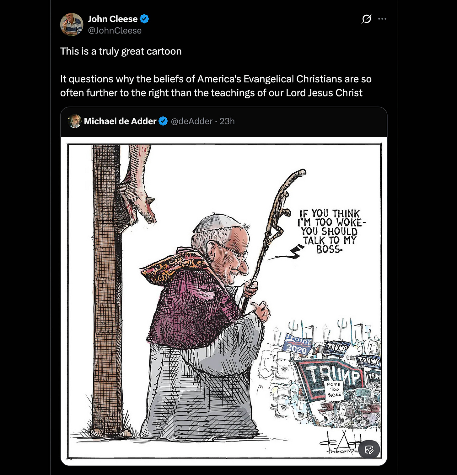John Cleese post