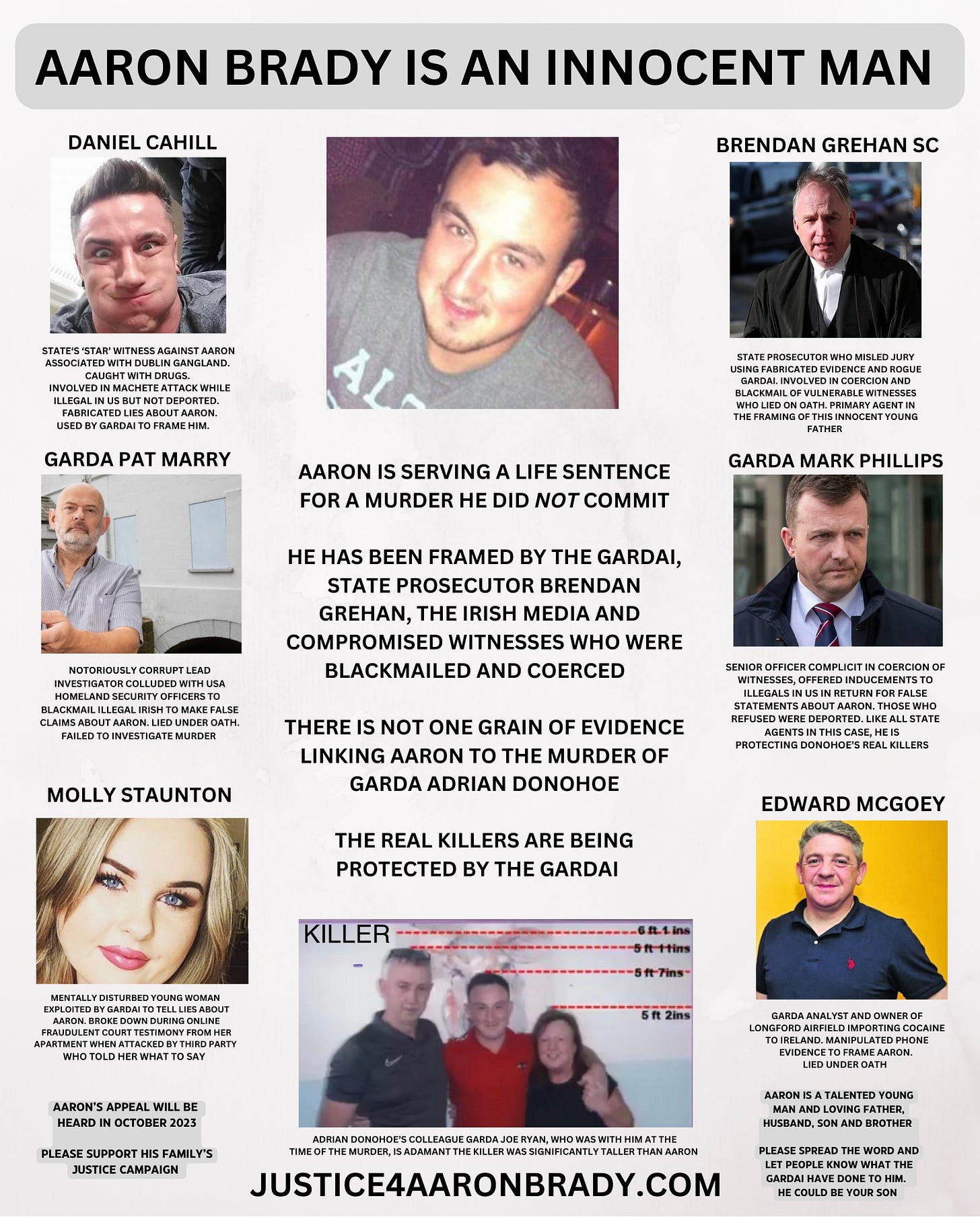 Aaron Brady: A REAL Miscarriage Of Justice