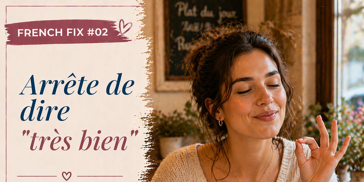 Arrête de dire “très bien” ! - Learn French with Maud