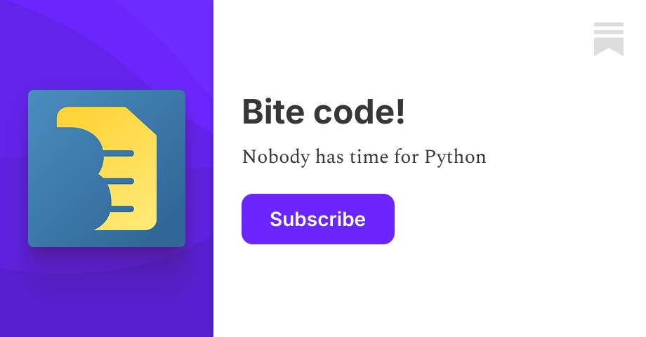 Bite code! | Substack