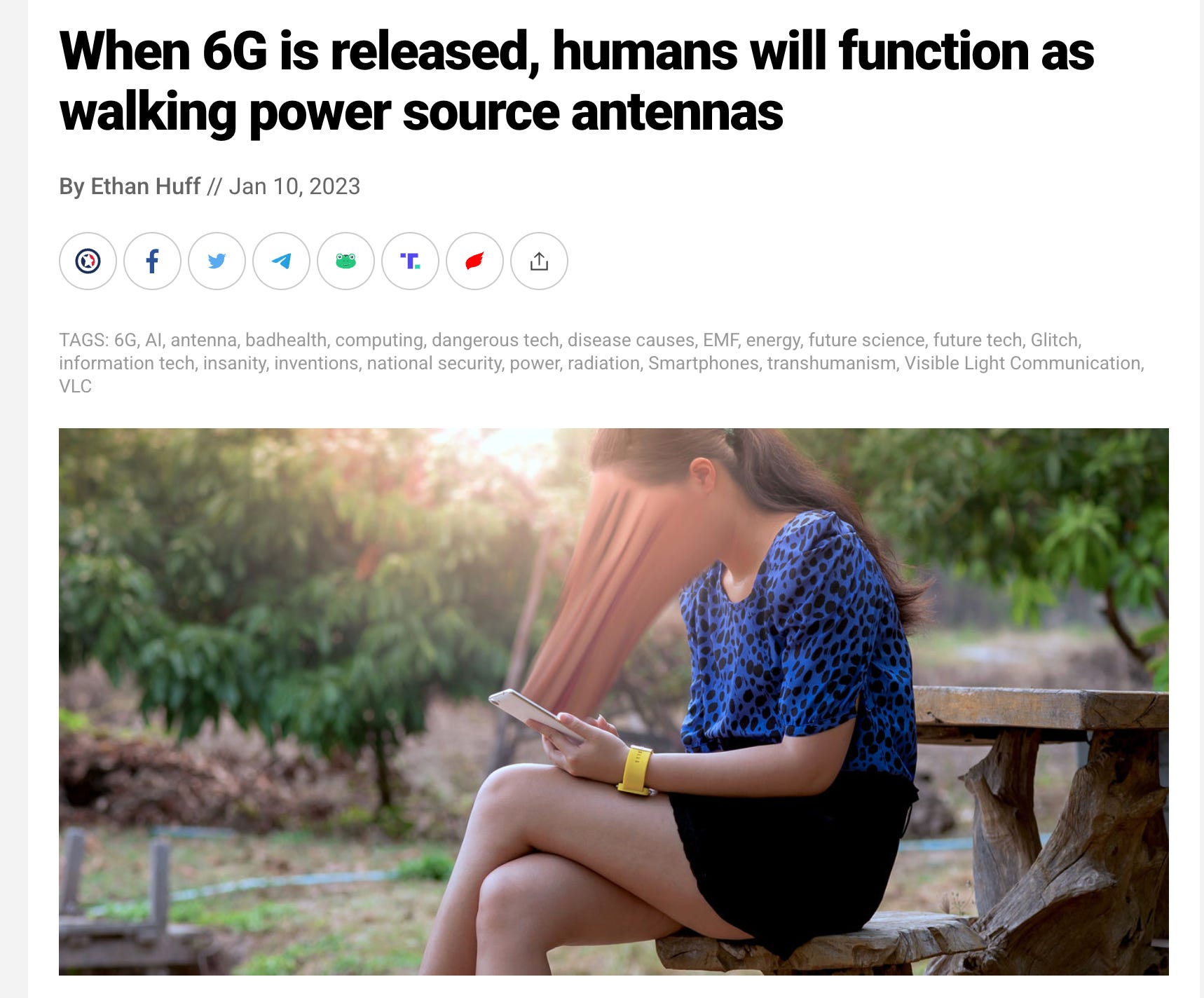 A RESOURCE:When 6G is developed, humans will serve as WALKING POWER ...