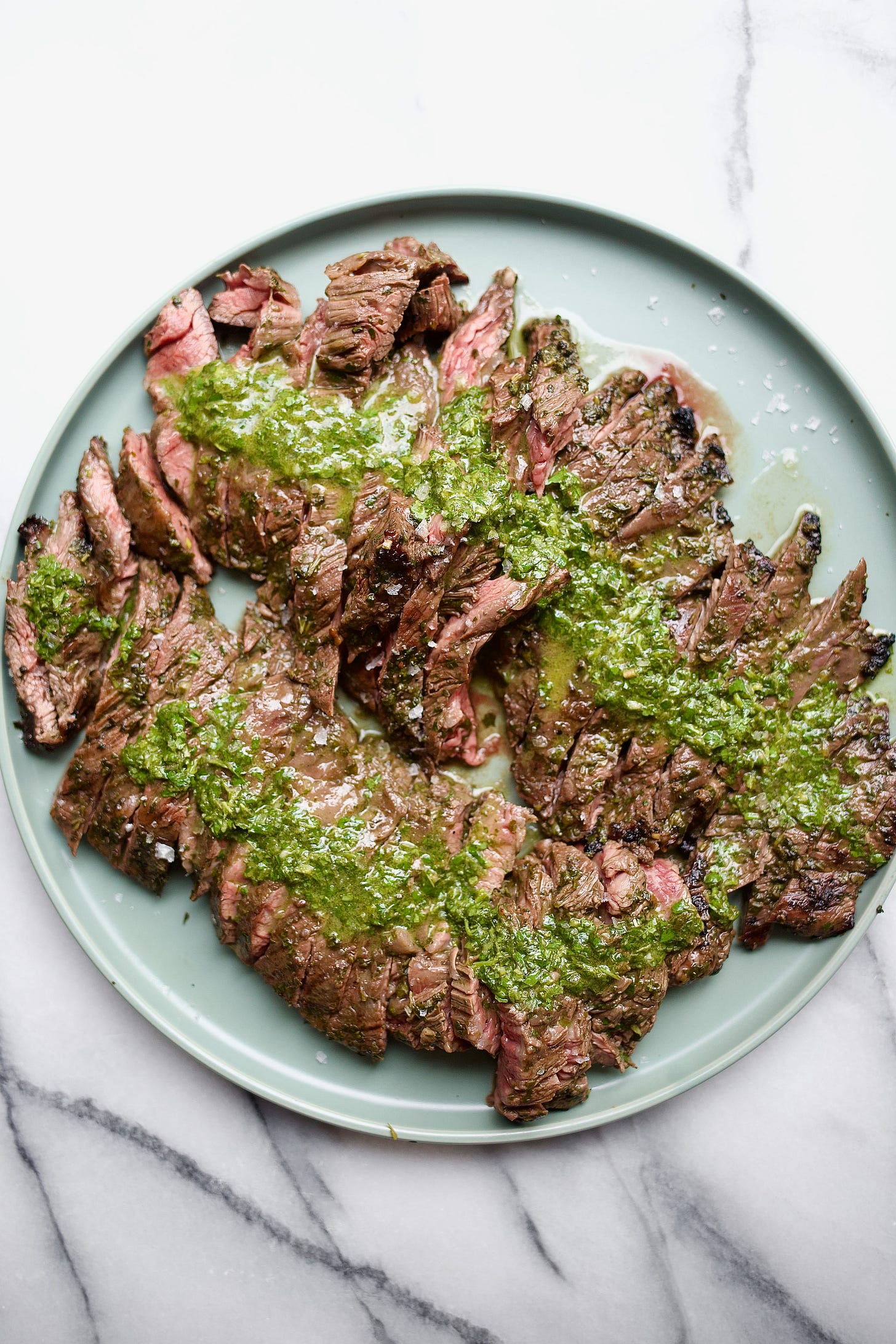 30-Minute Chimichurri Skirt Steak - by Brooke Eliason