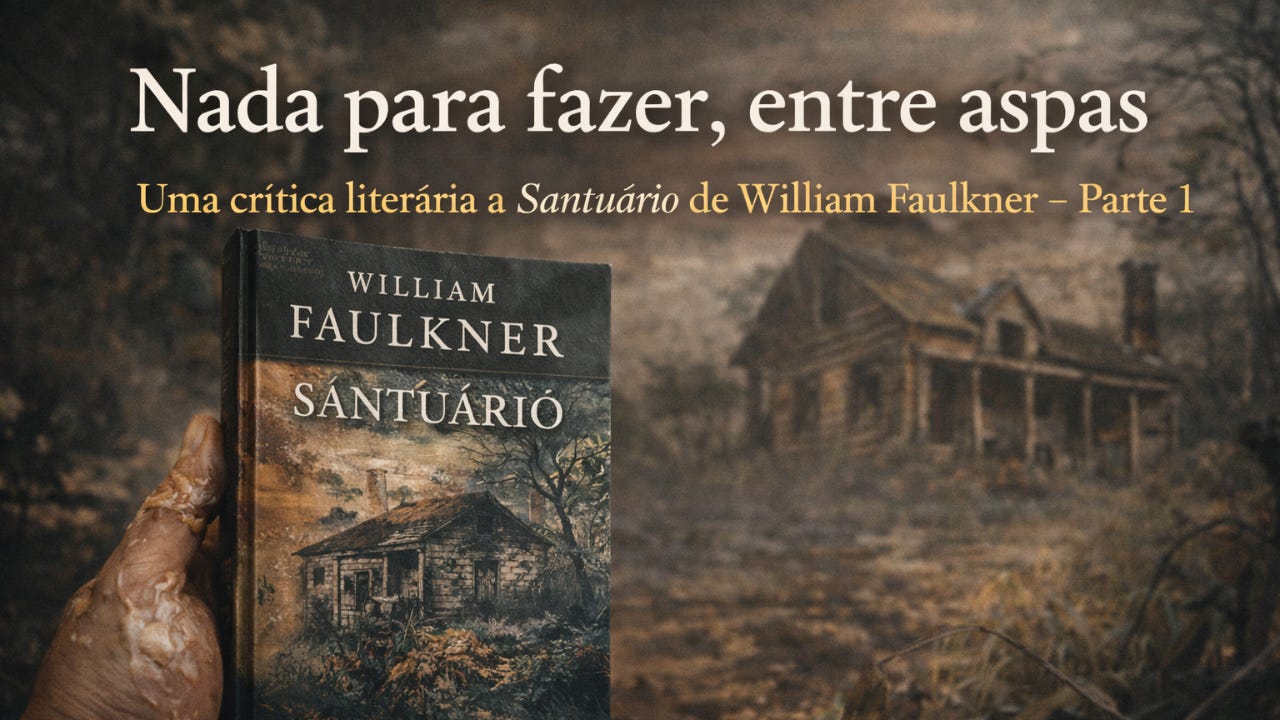 Nada para fazer, entre aspas - Rafael Marques Menezes