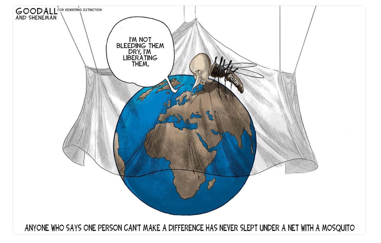 Dr. Jane Goodall - Drew Sheneman's Cartoon Cavalcade