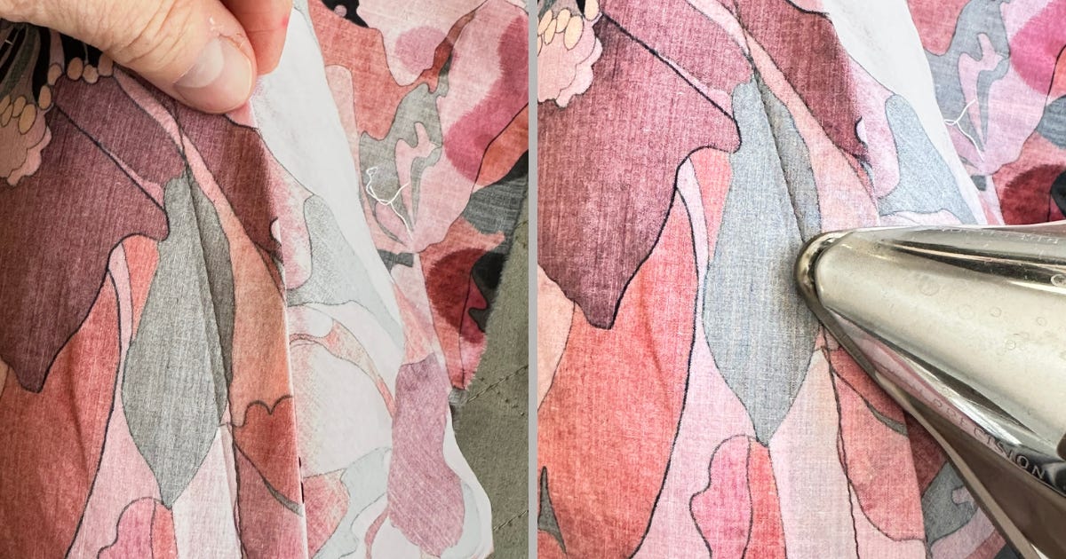 When a French Seam Won’t Work: How to Sew a Mock French (Part of the ...