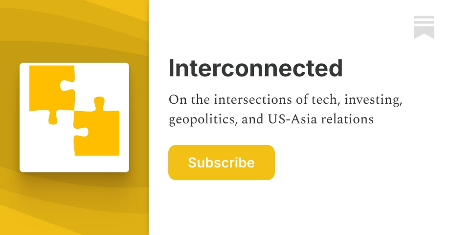 Interconnected | Kevin Xu | Substack