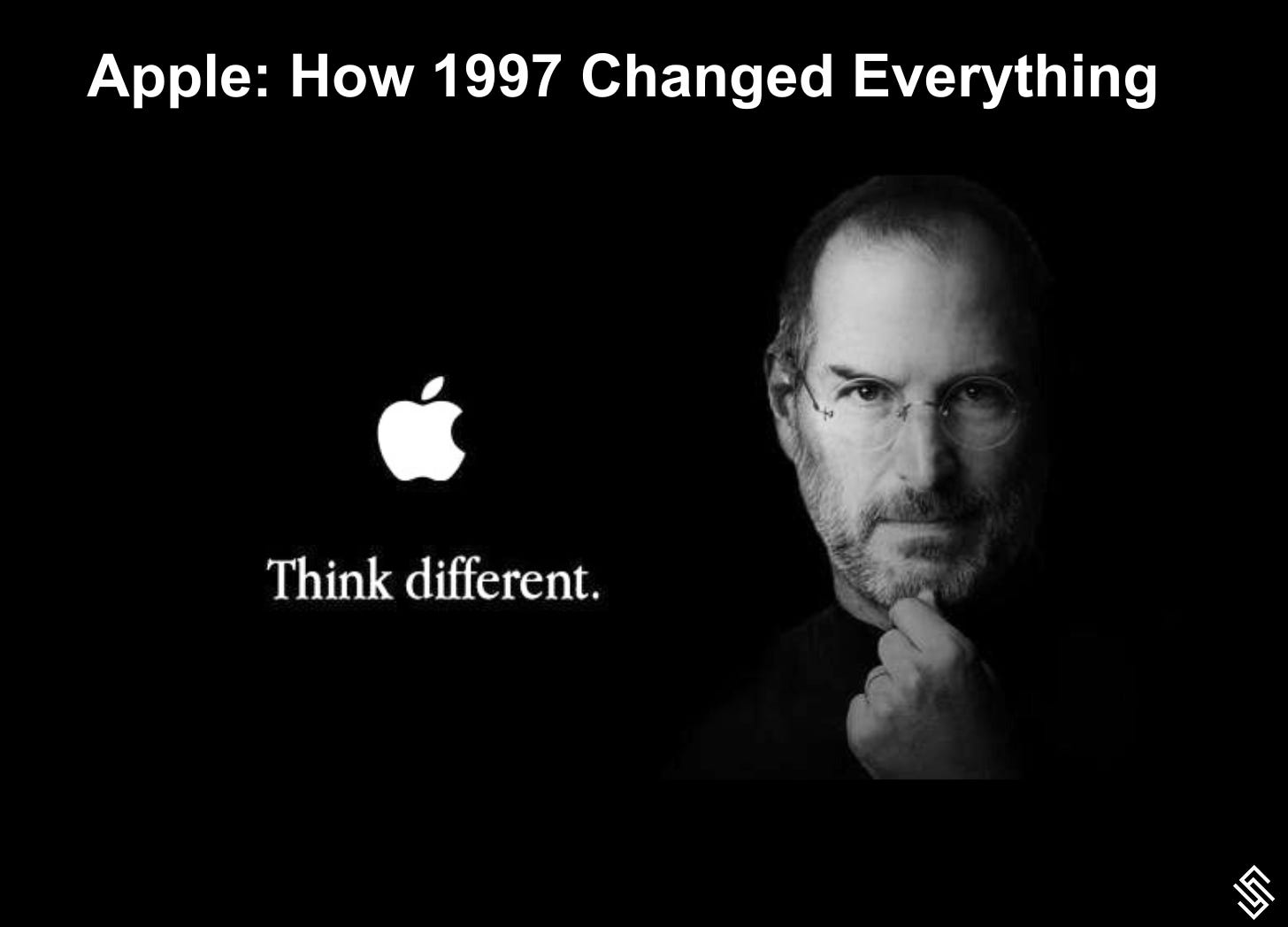Apple: How 1997 Changed Everything - by The Startup Guy