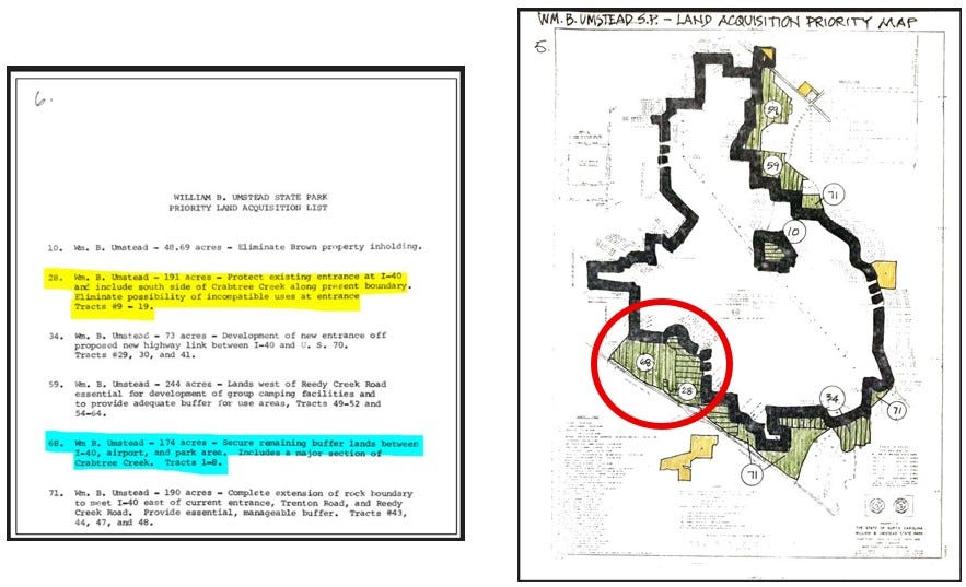 The State of North Carolina INTENTIONALLY included conditions in Wake ...