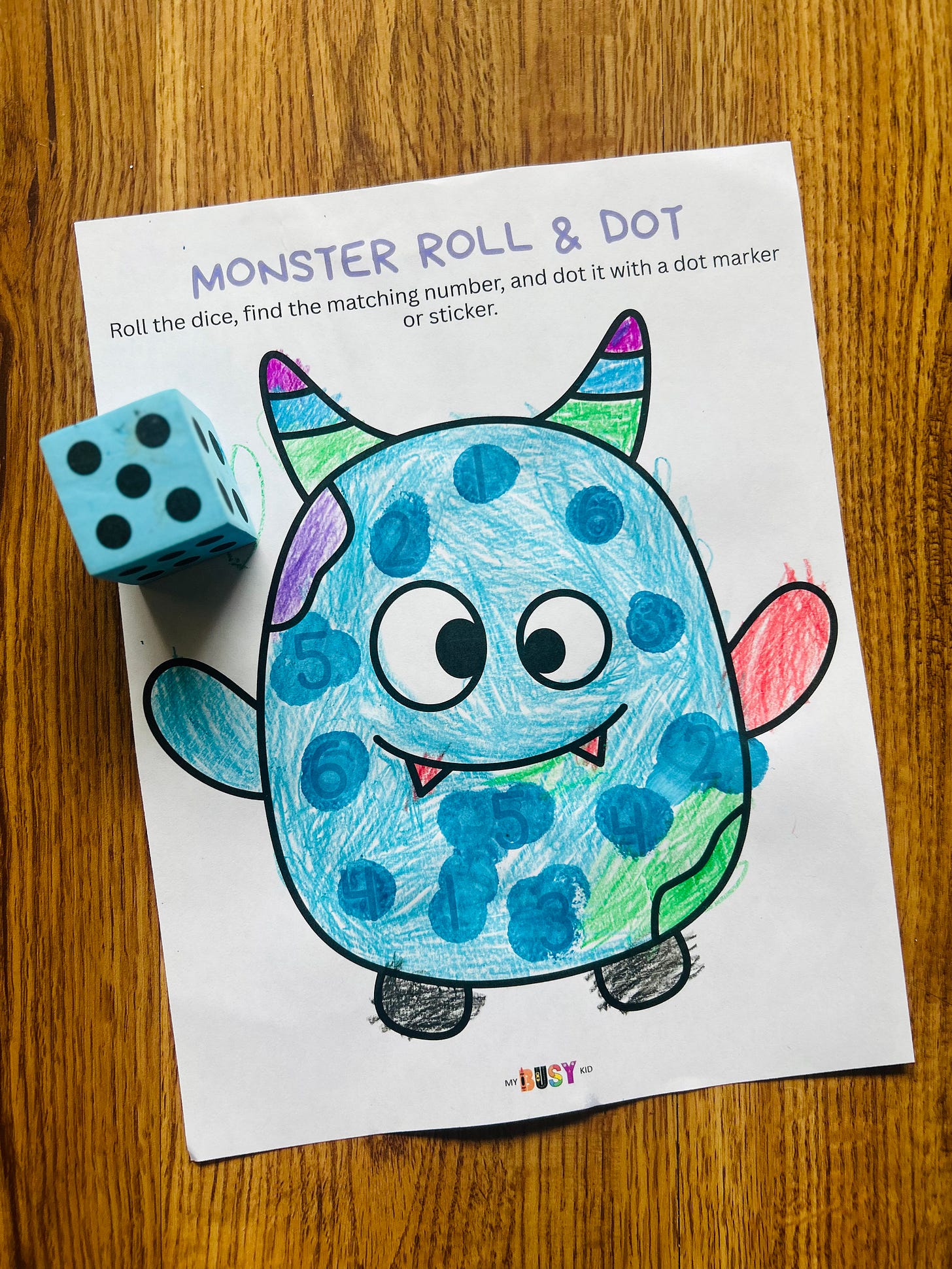 Monster Math: Eye-Popping Number Fun! (Day 3 of 10)