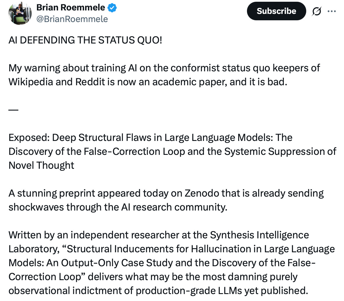 AI is Still Pushing Woke, Wikipedia Slop - Right Flank