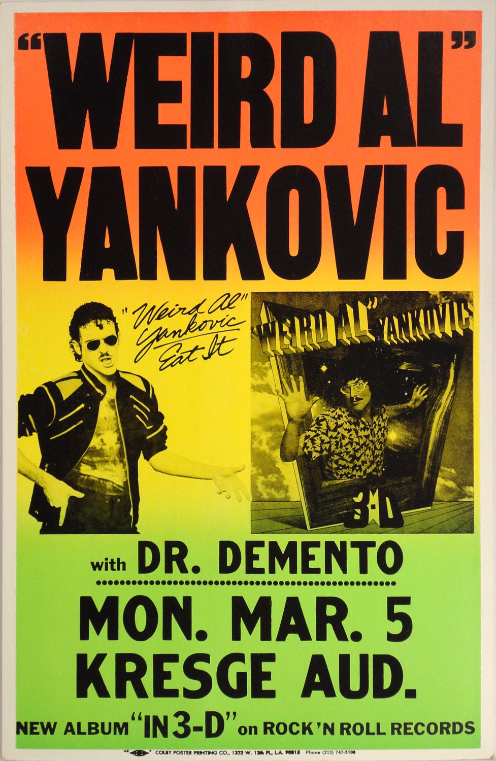 Weird Al's 1984 Club Show Where He Performs Eight Never-Recorded New Songs