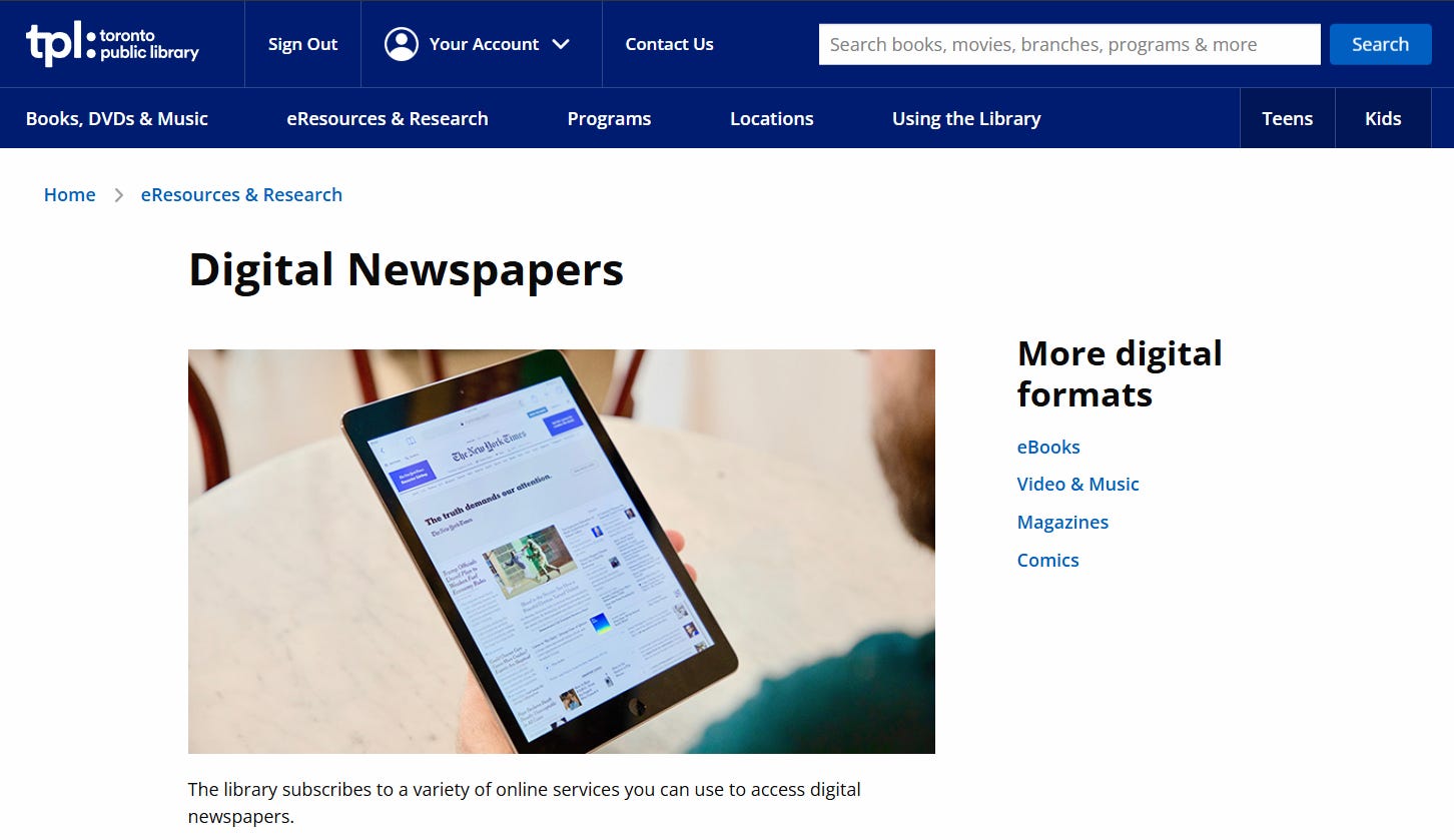How to read newspapers online freely and legally