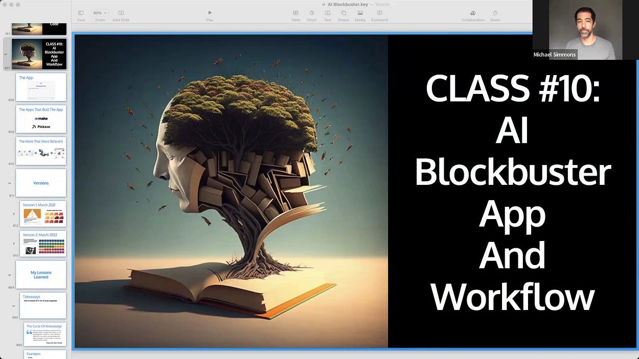 Blockbuster Blueprint with Michael Simmons | Substack