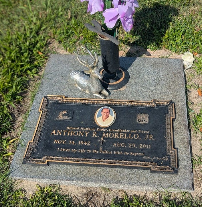 The Headstone of Bob Ross - by Botanicals, Burials, Books