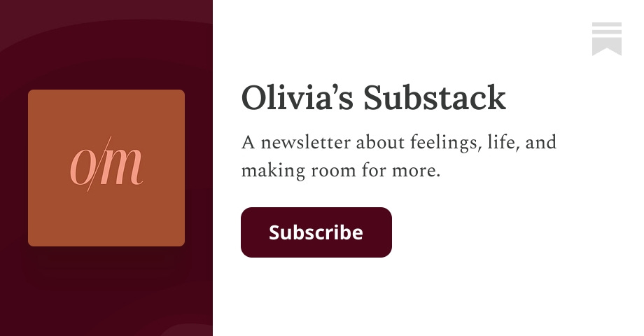 Olivia’s Substack | Olivia Muenter | Substack
