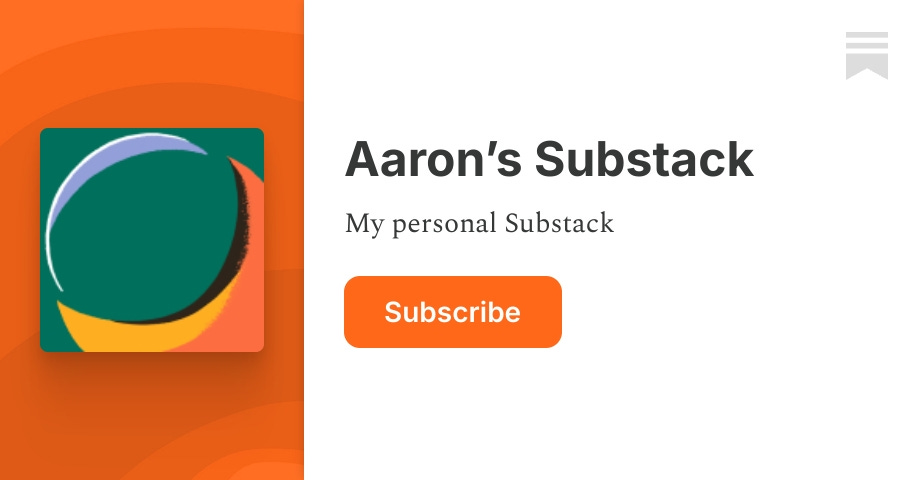 Aaron’s Substack | Aaron Jette | Substack