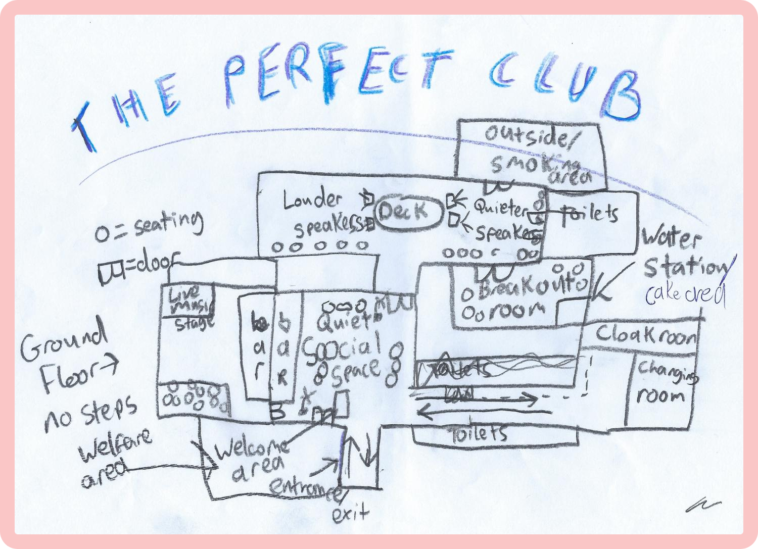 Imagine an accessible nightclub - by Celestine Fraser