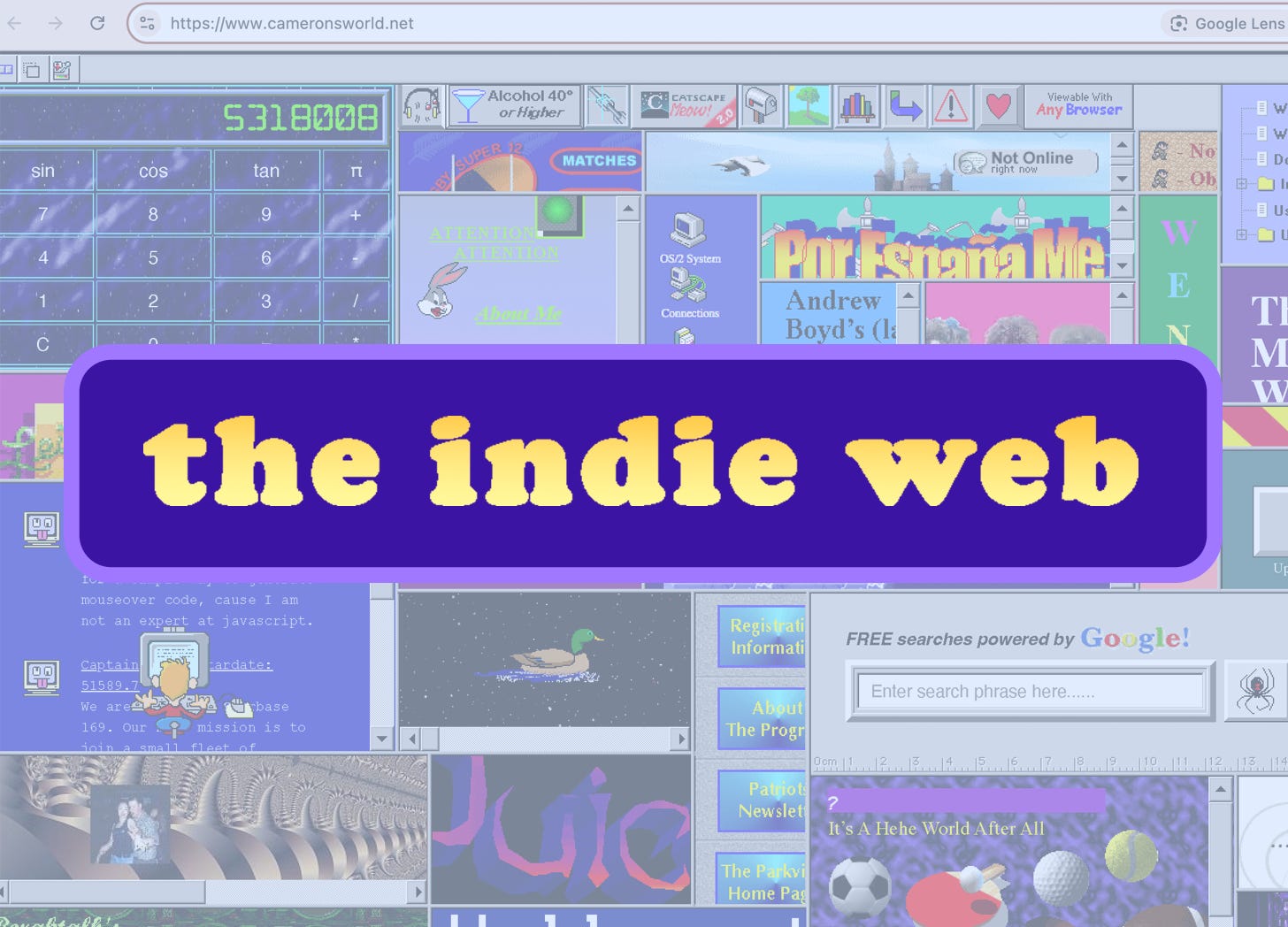 🧶 ️👩🏽‍💻 The internet’s hidden creative renaissance (and how to find it)