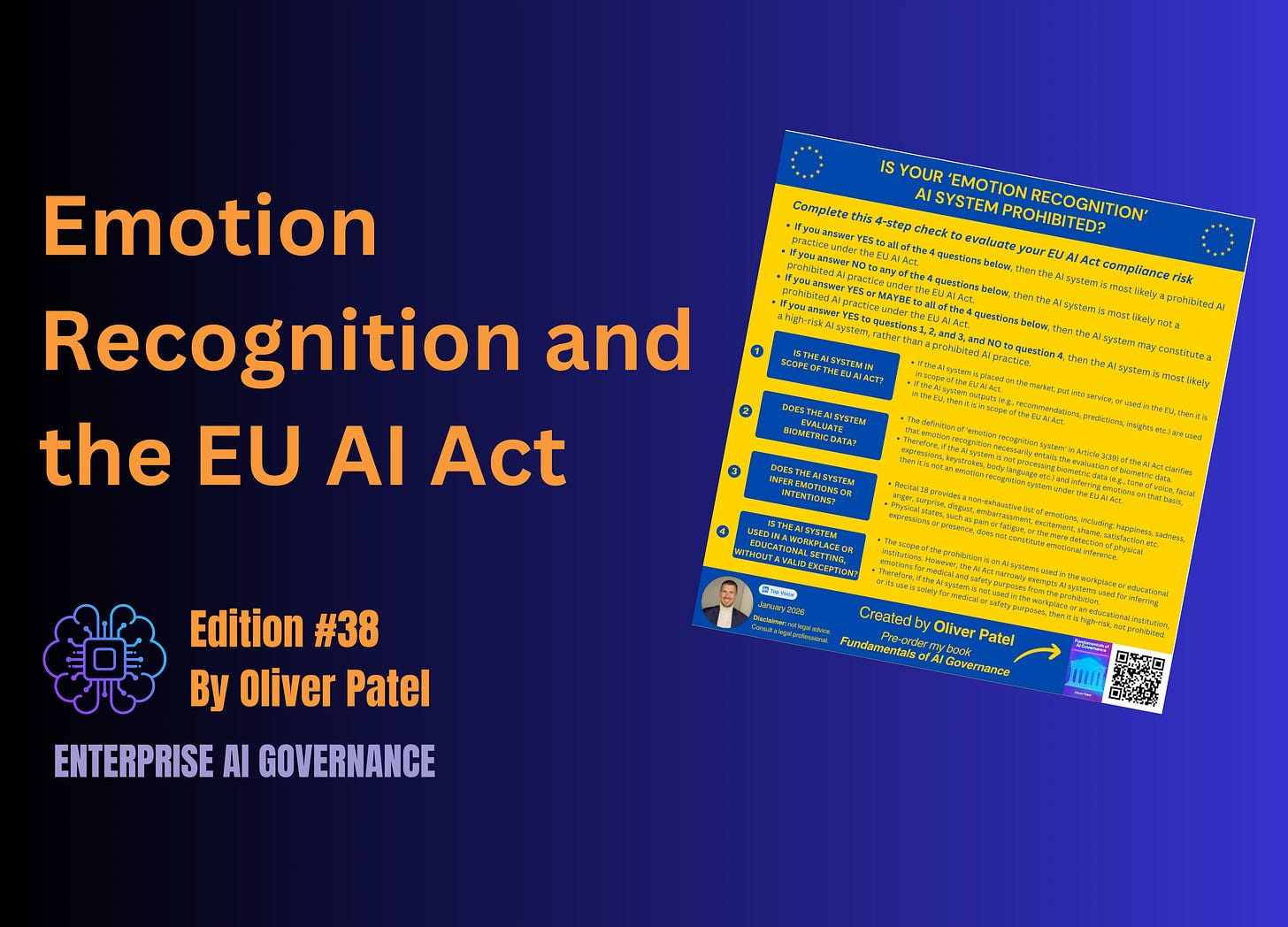 Emotion recognition and the EU AI Act - by Oliver Patel