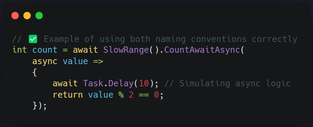 LINQ with Asynchronous Streams – Are You Using It Correctly?
