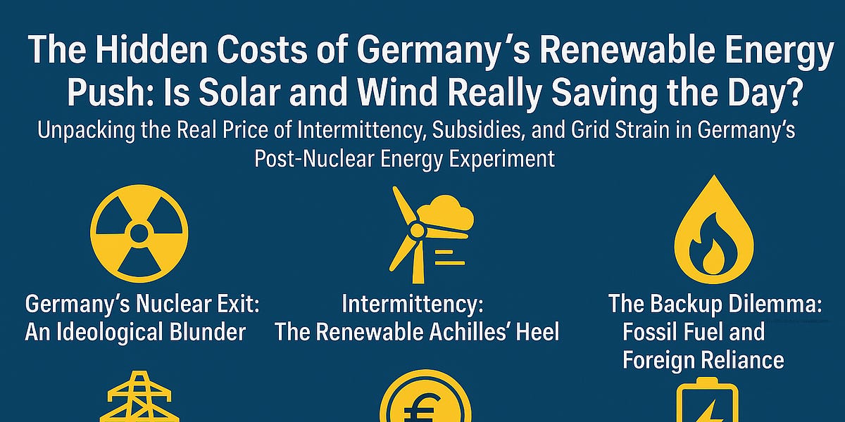 🧾 The Hidden Costs of Germany’s Renewable Energy Push: Is Solar and ...