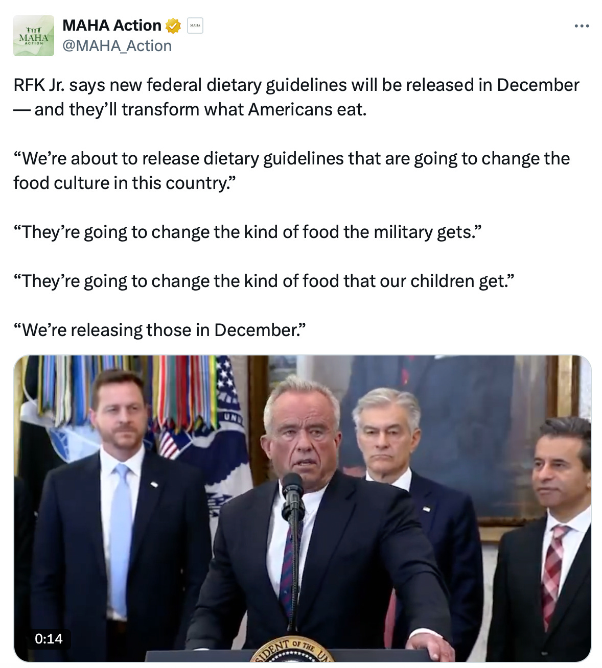 RFK Jr. is Making Our Food Healthy Again - by Right Flank