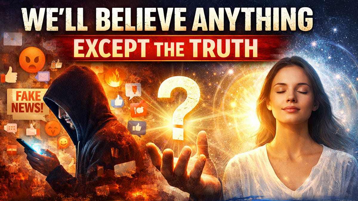 We'll Believe Anything — Except the Truth!