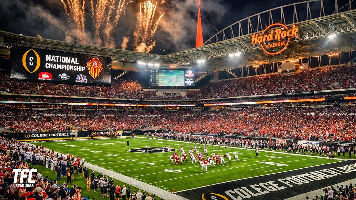 College Football Championships at Hard Rock Stadium