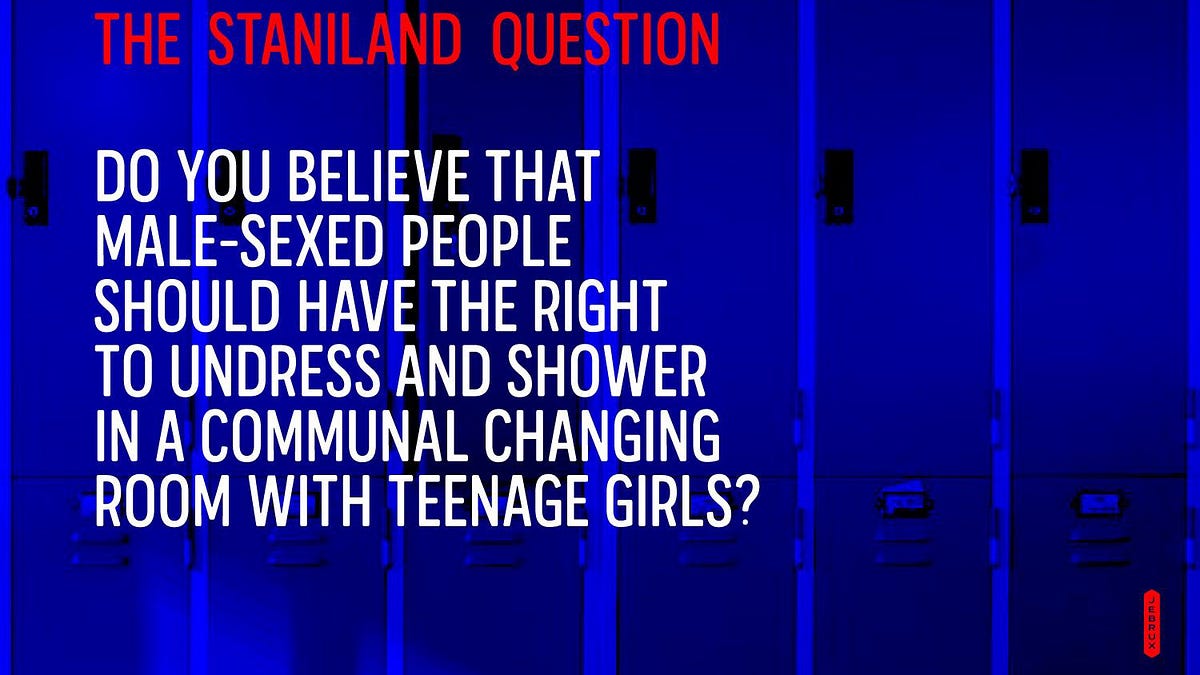 The Staniland Question has been answered!