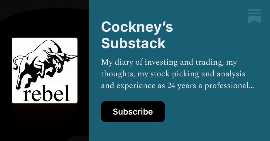Cockney’s Substack | Cockney Rebel | Substack