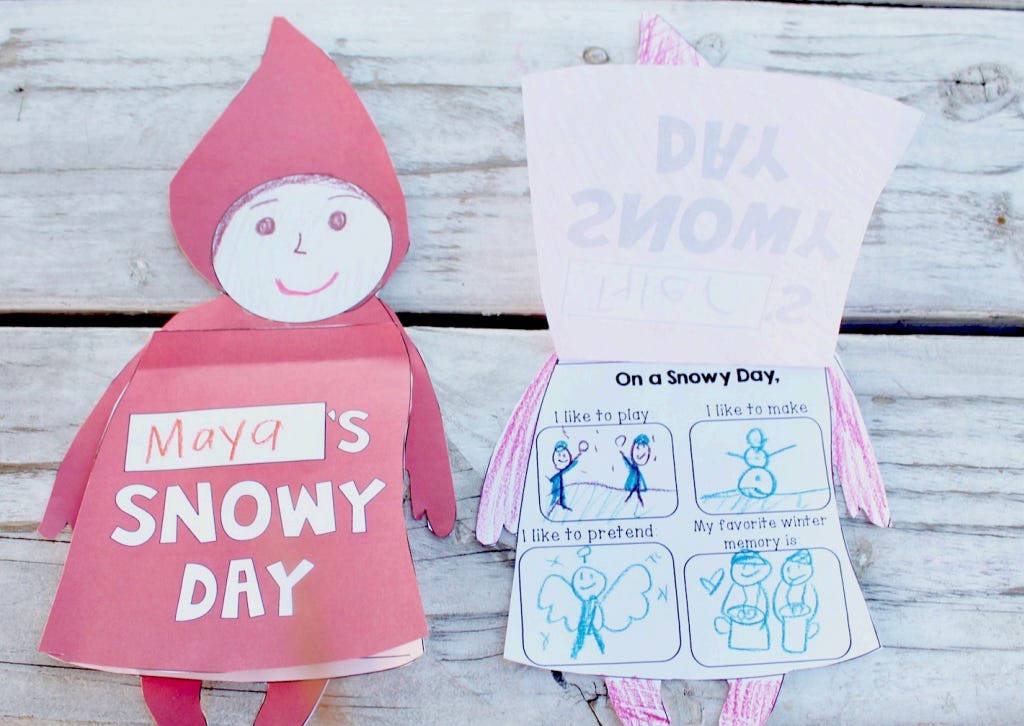 Craft Template: Snowy Day Adventures with The Snowy Day