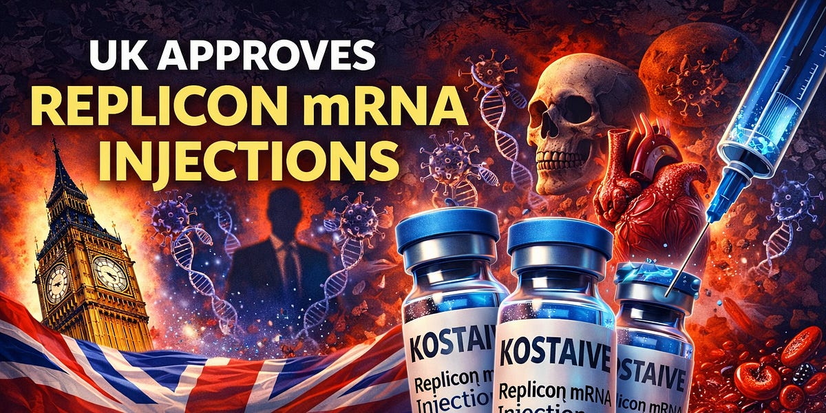 BREAKING: U.K. Approves Experimental Self-Amplifying mRNA (Replicon ...