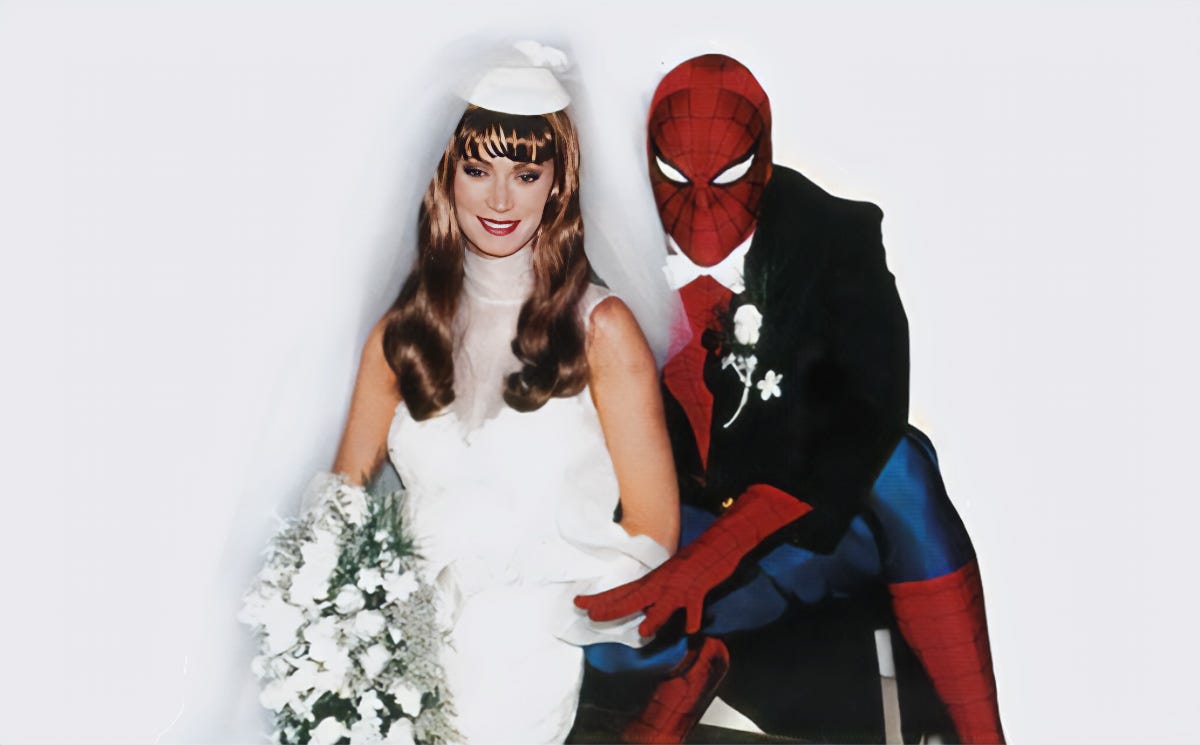 In 1987 Spider-Man got Married at Shea Stadium in Real Life