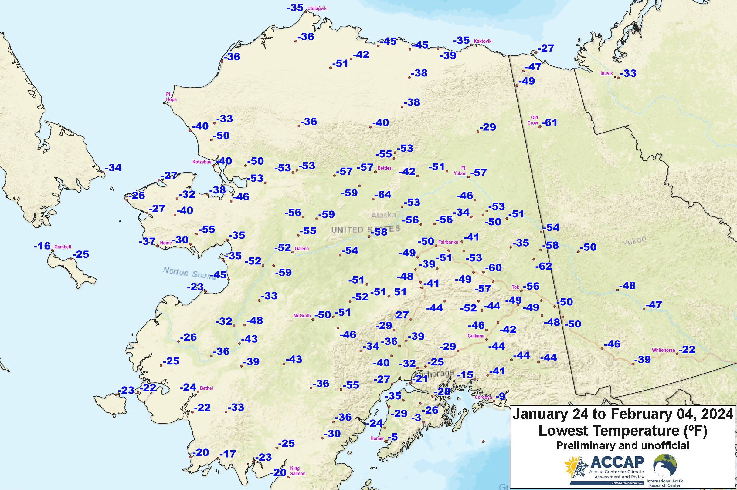 Alaska’s 2024 Cold Snap - by Rick Thoman