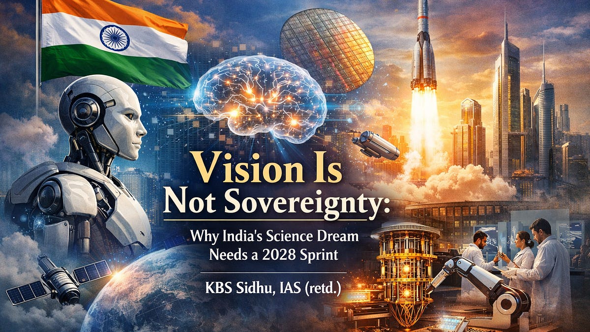 Comments - Vision Is Not Sovereignty: Why India’s Science Dream Needs a 2028 Sprint