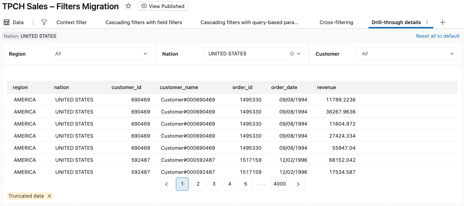 Migrating Existing Dashboards to Databricks AI/BI, Part 2: Filter ...