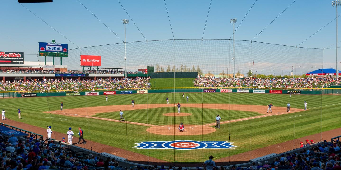 Sloan Park Spring Training Guide - Girls at the Ballpark