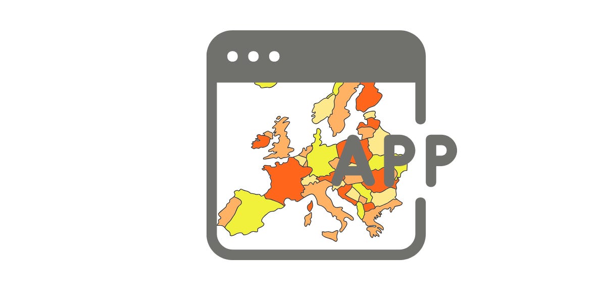 Europe Map with Folium and Streamlit in Python